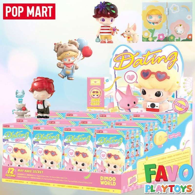 Promo Pop Mart X Dimoo Dating Series Blind Box Figure Diskon 8% Di ...