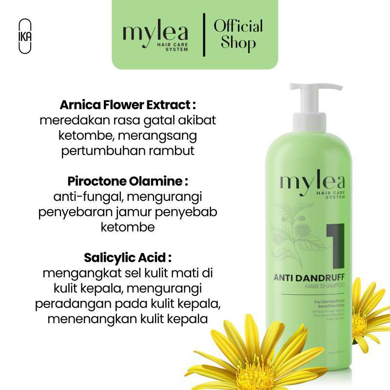Promo Mylea Hair Care System Anti Dandruff Hair Shampoo [400 Ml] Diskon ...