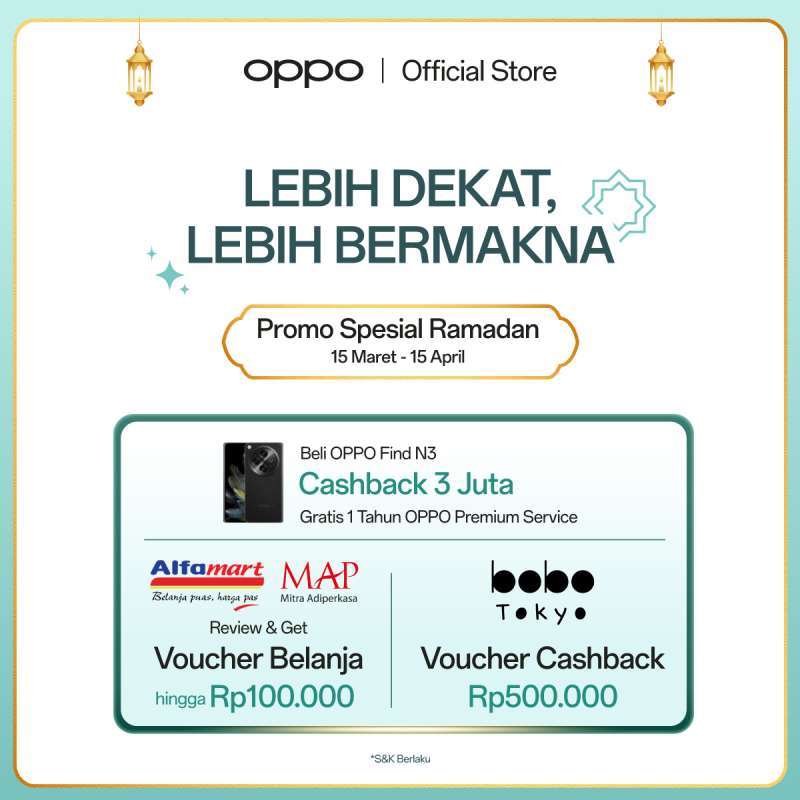 Promo Oppo Find N3 16/512gb (handphone Garansi Resmi) - Black Diskon 10% Di Seller Oppo ...