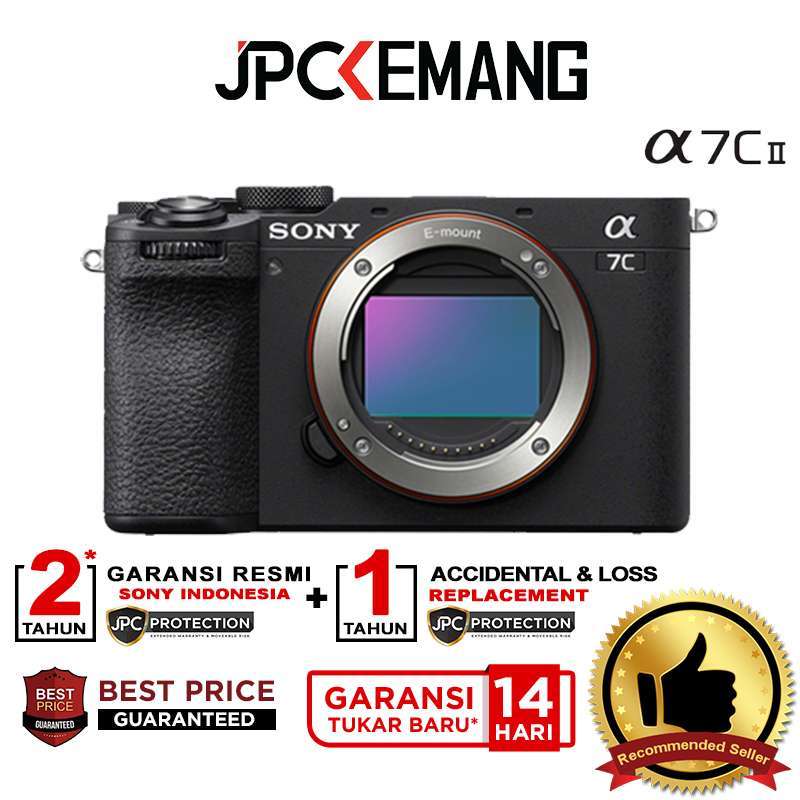Promo Jpc Kemang Sony A7c Ii Body Only Mirrorless Camera Alpha A7cii A7 ...