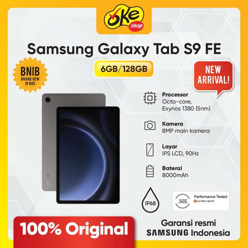 Jual Samsung Galaxy Tab S9 FE 5G 6/128GB di Seller Okeshop O2O Official Store - Xiaomi Grand ...