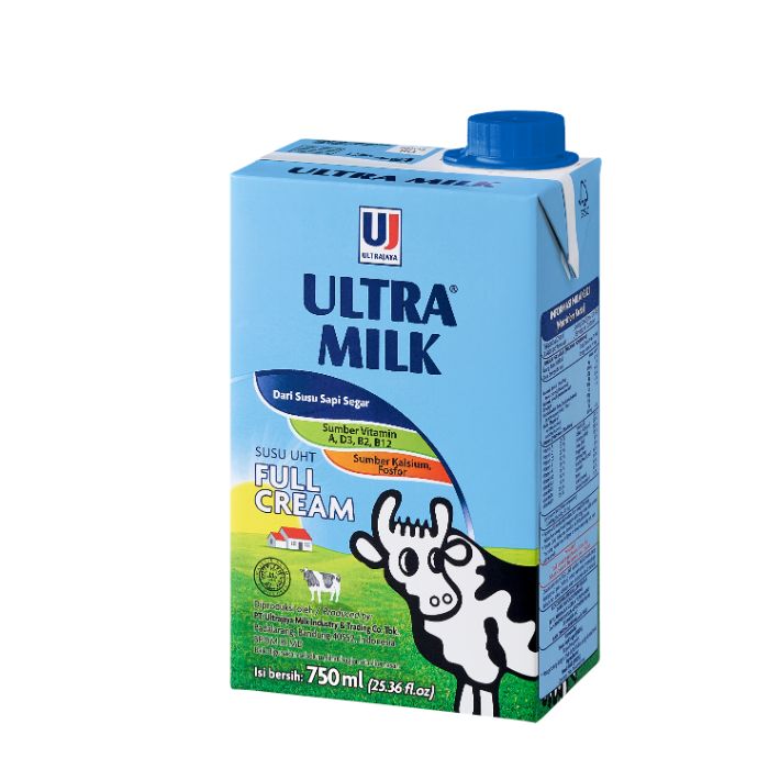 Jual Ultra Milk Full Cream Susu UHT [750 mL] di Seller Fresh by Bliblimart - Gudang Blibli | Blibli