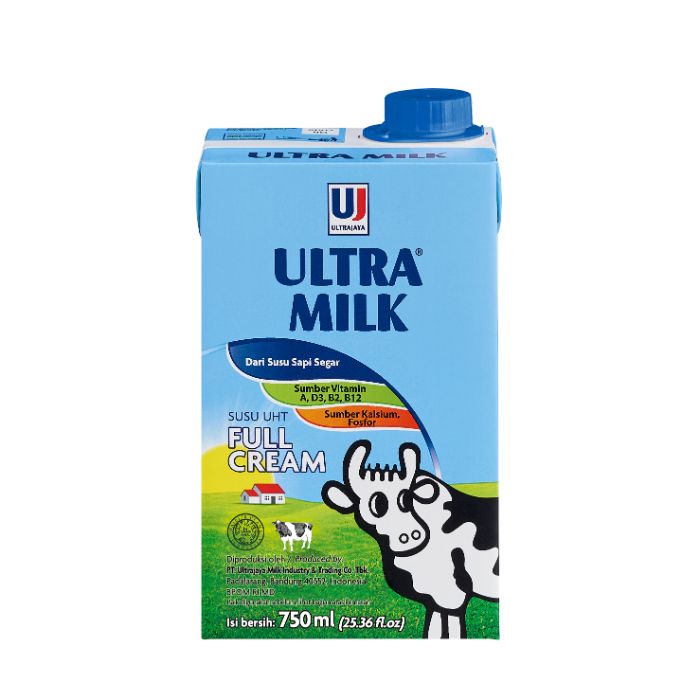 Jual Ultra Milk Full Cream Susu UHT [750 mL] di Seller Fresh by ...