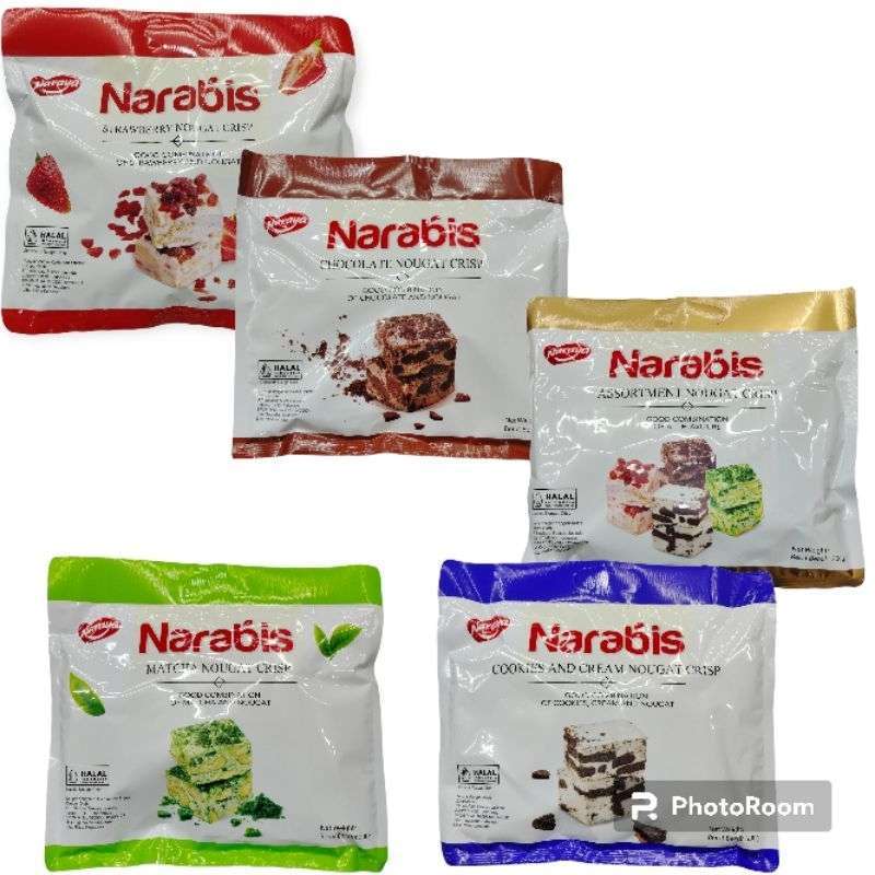 Jual Snack Import | Narabis Nougat Crisp 200 Gr Assorted Strawberry ...