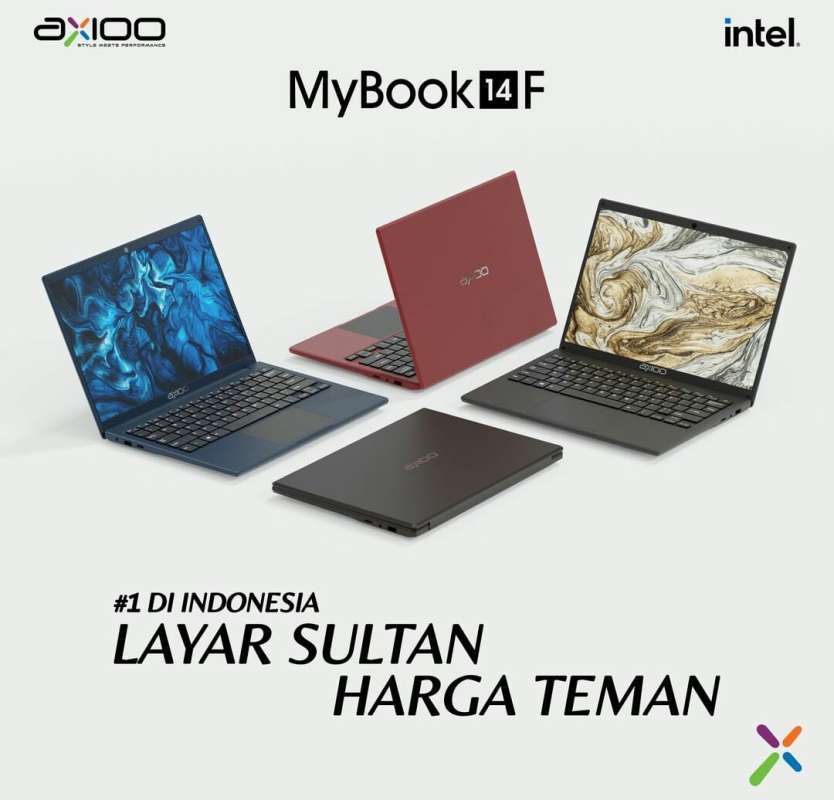 Jual Axioo Mybook 14F Intel N4020 RAM 8GB SSD 512GB Laptop 13.3 WQXGA ...