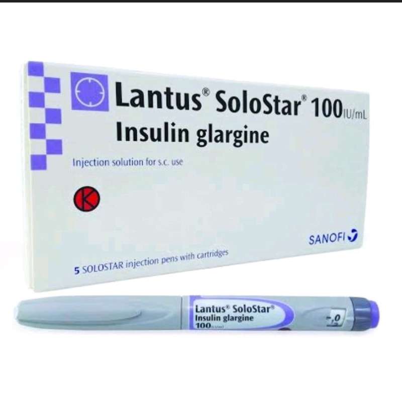 Jual Satu Box Lantus Solostar Insulin Glargine 100iu/ml Di Seller ...
