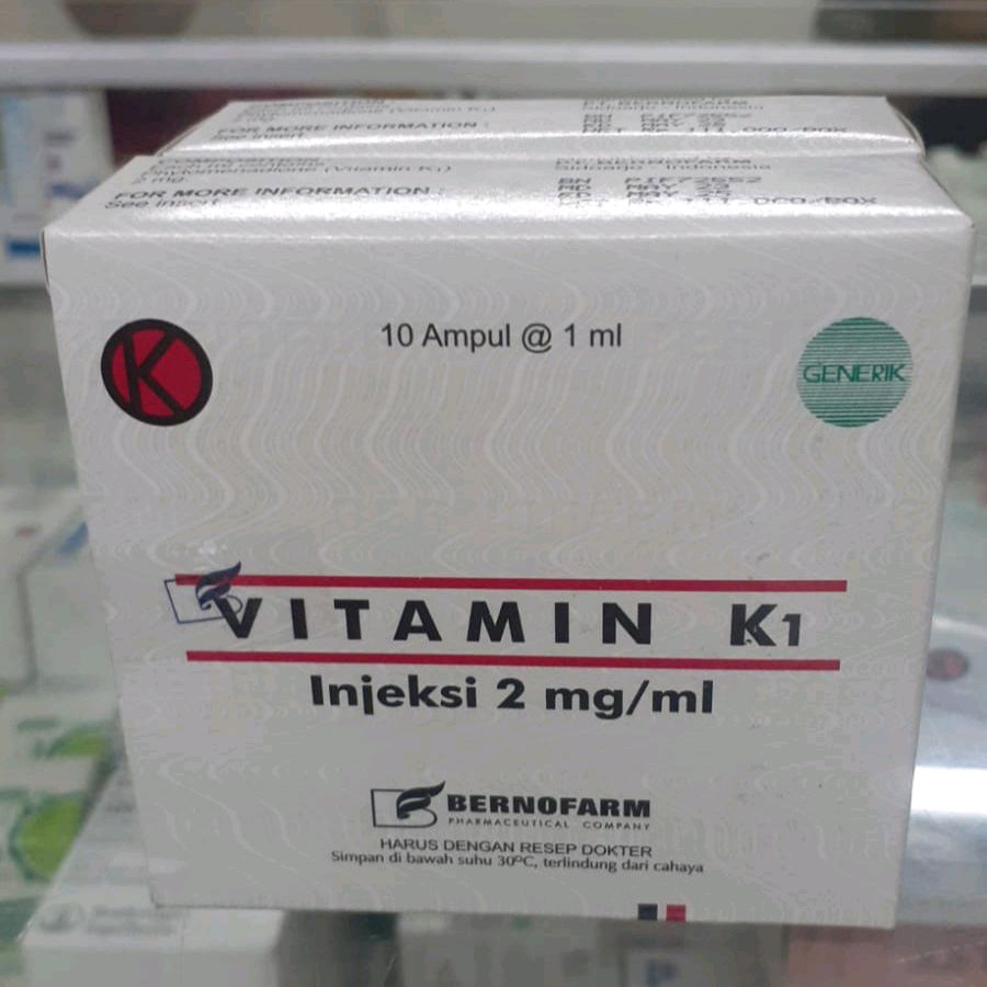 Jual New Seller DijualVitamin K1 2 mg Injection Per Box Original di Seller Apotek Balanak - Kayu ...