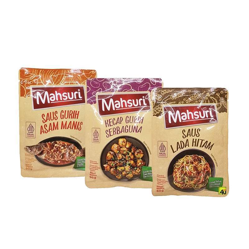 Promo Mahsuri - Saus Bumbu Instan - 1 Sachet - Kecap Gurih Diskon 20% ...