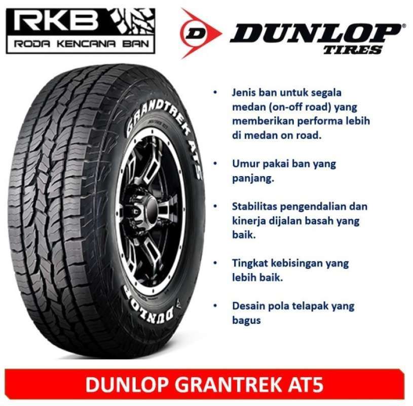 Jual Promo Dunlop Grandtrek At5 Ukuran 225/65 R17 Ban Mobil Mazda Cx5 Rav4 Di Seller Roda ...