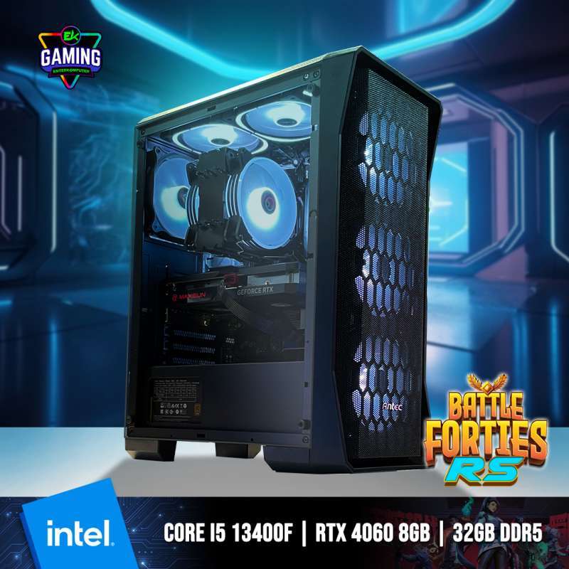 Promo Pc Rakitan Ek Gaming Battleforties Rs - I5 Rtx 4060 Enter ...