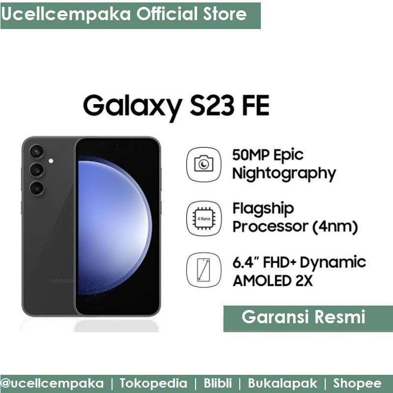 Jual Samsung Galaxy S23 Fe 256 Gb Black Spesifikasi Original, Murah & Diskon Harga Mei 2024 | Blibli