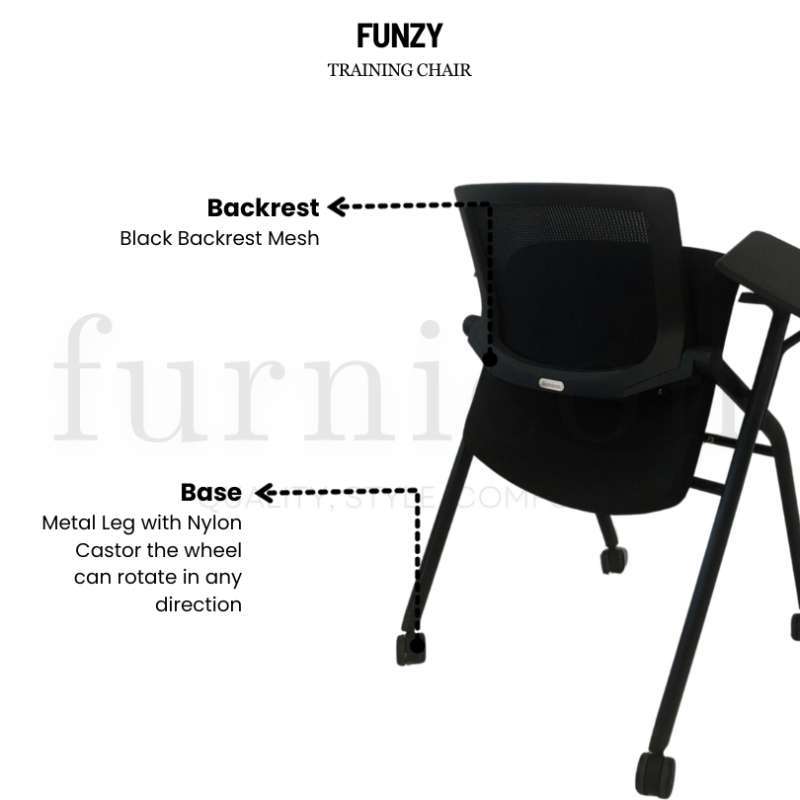 Jual Kursi Kantor Training Furnicon Funzy With Table / Kursi Training ...