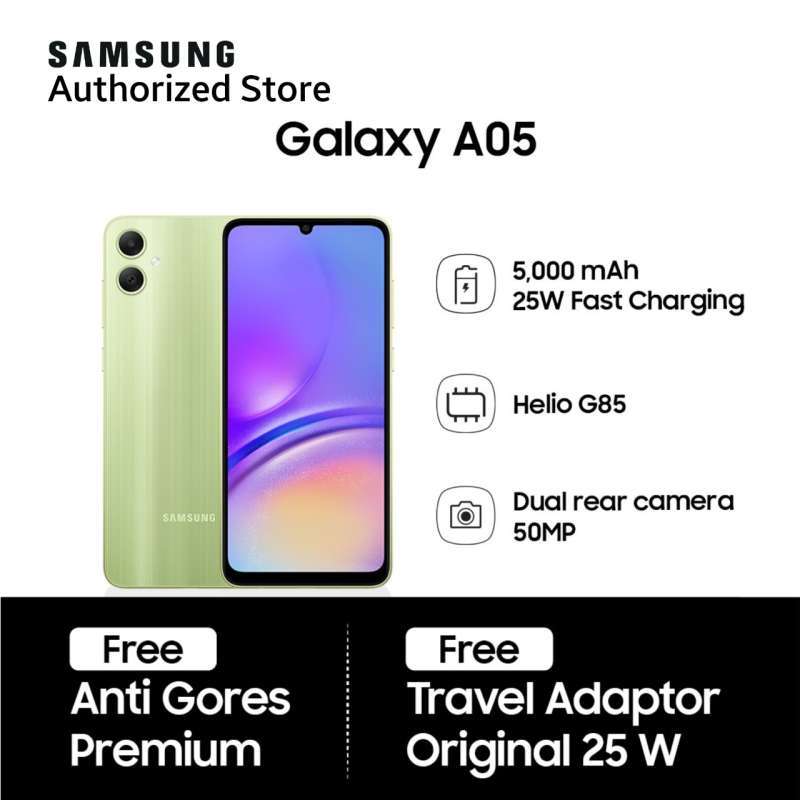 Jual Samsung Galaxy A05 4/128gb - Light Green Di Seller Samsung - Mhi ...