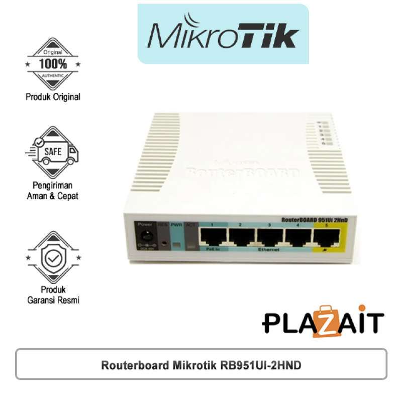 Jual Routerboard Mikrotik RB951UI-2HND di Seller PT. Primajaya Multi ...