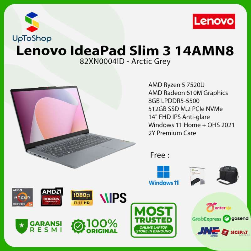 Promo Lenovo Ideapad Slim Amn Id Ryzen U Gb Gb W Ohs Diskon Di Seller