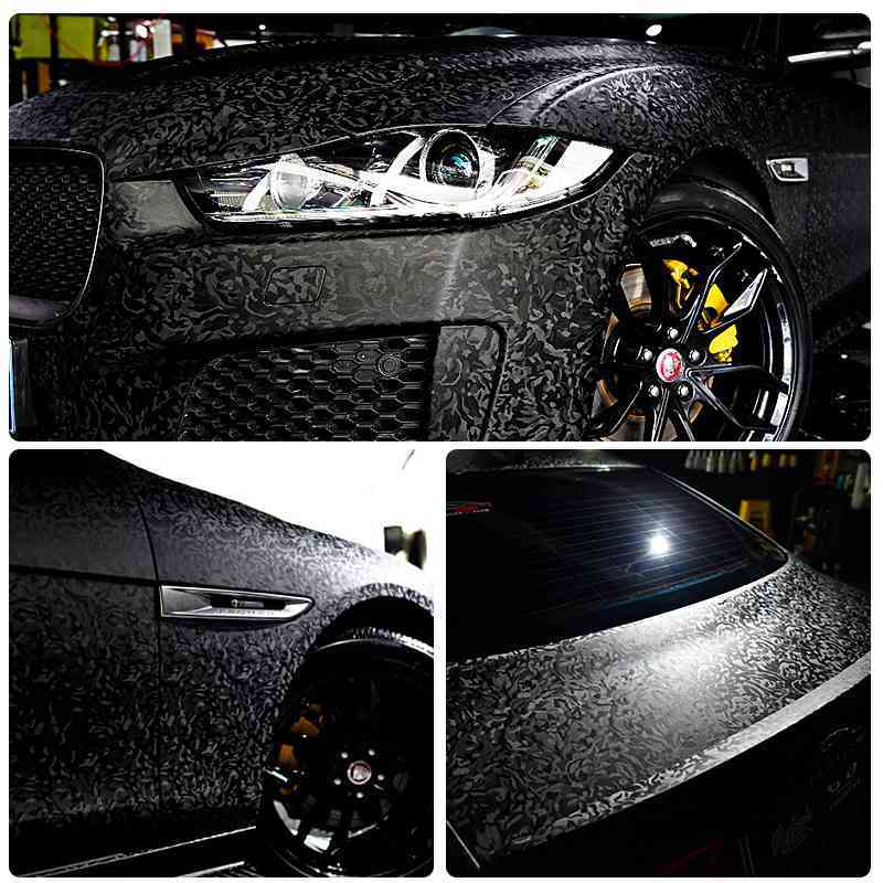 Jual Skotlet Motor Mobil Sticker Decal Forged Carbon Fiber Lebar 50 Cm ...