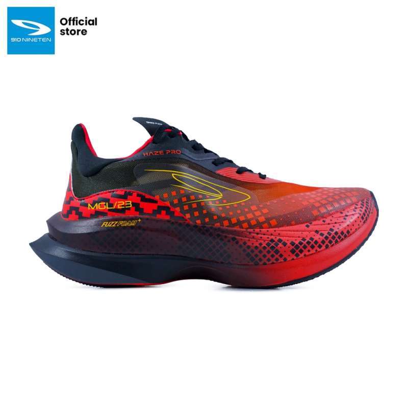 Jual 910 Nineten Haze Pro Mgl Sepatu Lari - Merah/hitam Di Seller 910 ...