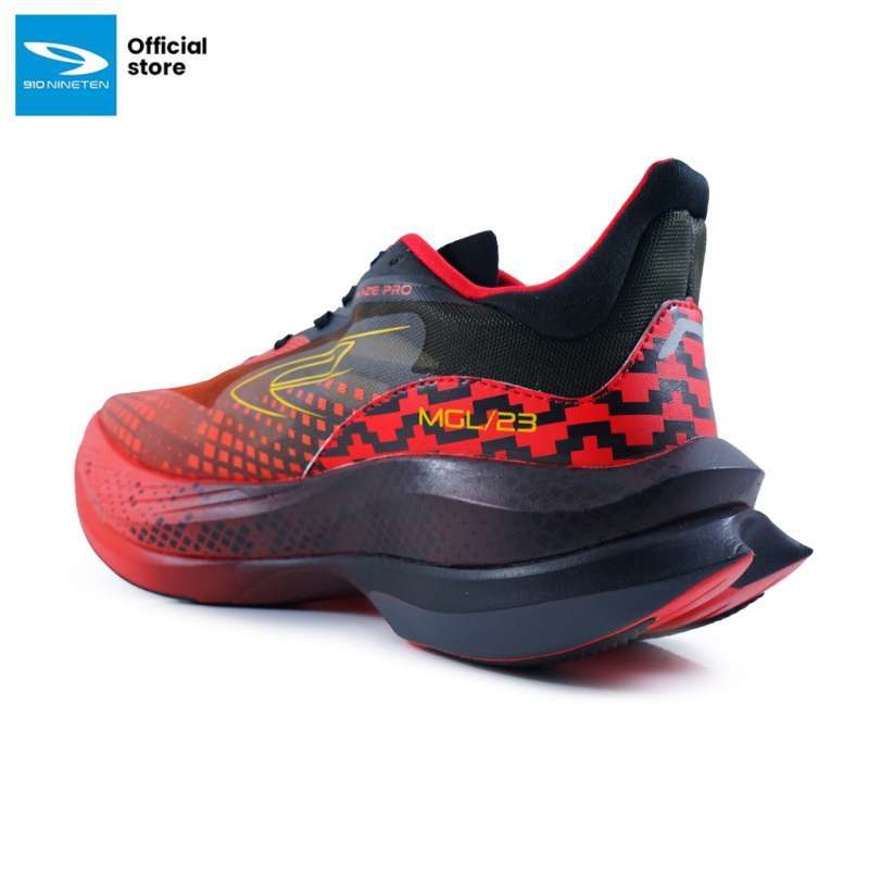 Jual 910 Nineten Haze Pro Mgl Sepatu Lari - Merah/hitam Di Seller 910 ...