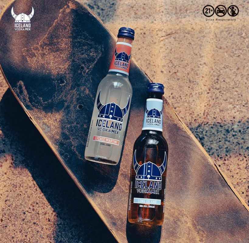 Promo Iceland Vodka Mix Lychee Martini 275ml Iceland Vodka Lychee ...