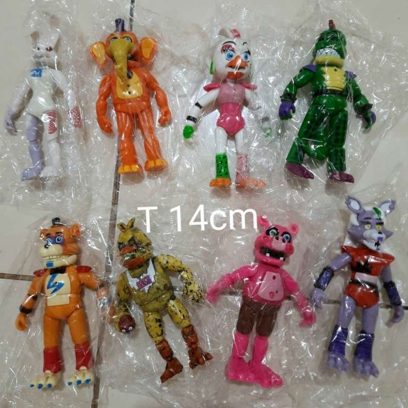 Jual MAINAN FIVE NIGHTS AT FREDDY FIGURE SET 5 FNAF SECURITY BREACH ...