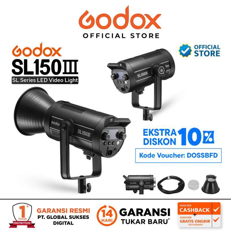 Promo Godox Sl150 Iii Led Video Light Diskon 14% Di Seller Godox ...