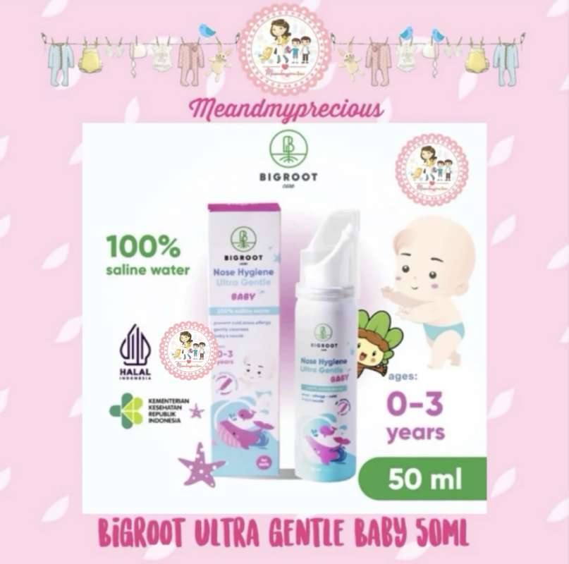 Jual MMP - BIGROOT Ultra Gentle Baby 50ml | Nasal Hygiene Spray bayi 0 ...