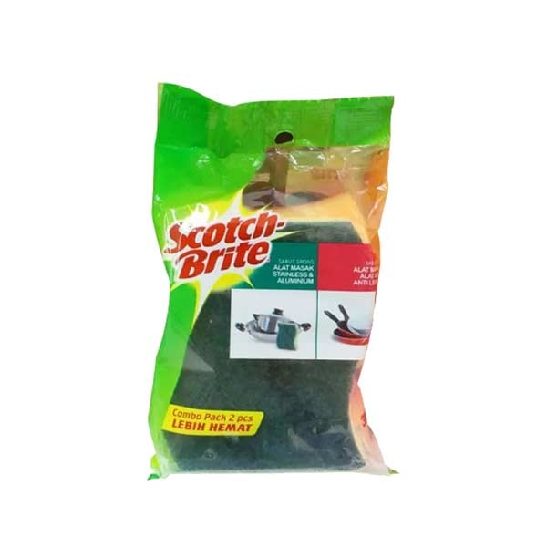 Promo Scotch Brite Combo Heavy Duty+non Scratch Id-c02 Diskon 27% Di ...
