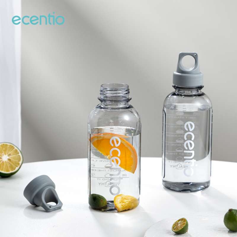 Promo Ecentio 500ml Sports Water Bottle Gray Diskon 11% Di Seller Rapih ...
