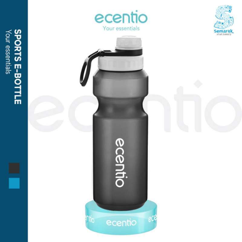 Promo Ecentio - 750ml Flow Plastic Sports Water Bottle - Gray Diskon 19 ...