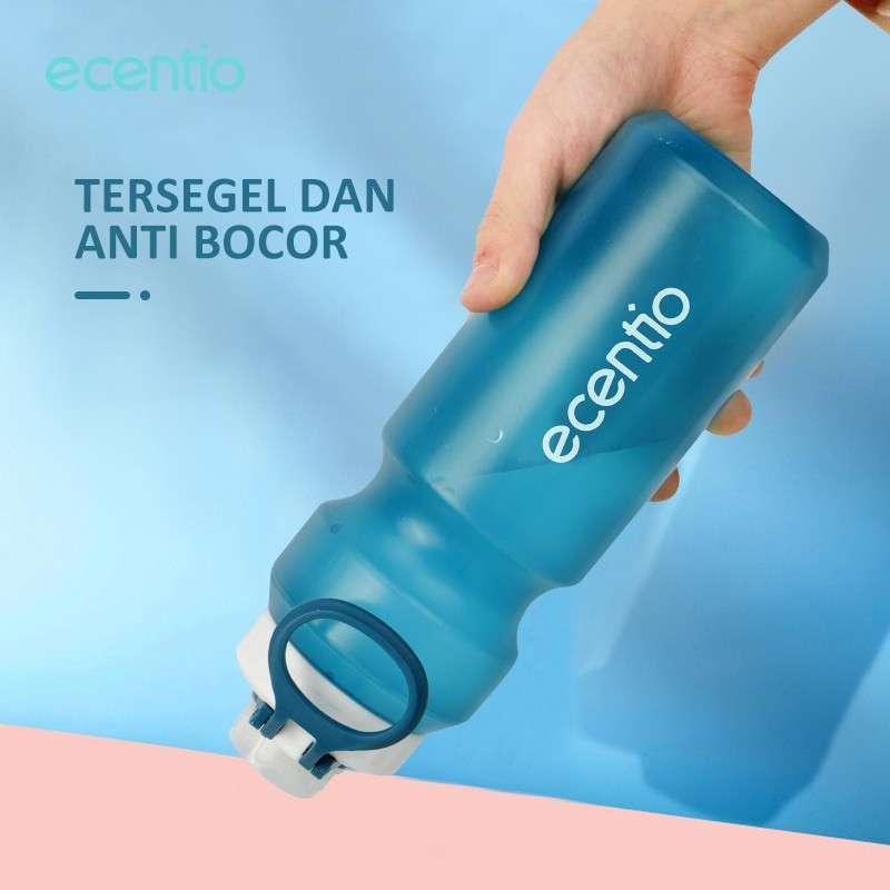 Promo Ecentio - 750ml Flow Plastic Sports Water Bottle - Gray Diskon 19 ...