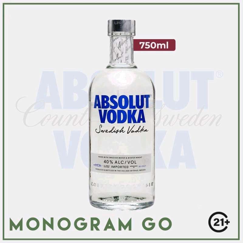 Jual Absolute Vodka Blue 750ml Di Seller Monogram.go - Sunter Agung ...