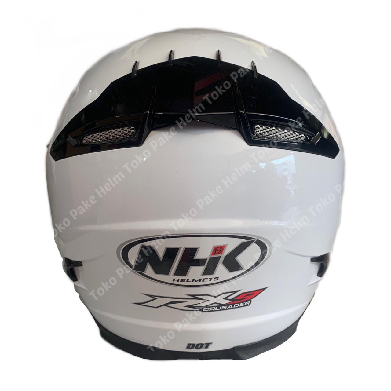 Jual Helm Nhk Rx 9 Putih White Nhk Full Face Rx9 Double Visor Di Seller ...