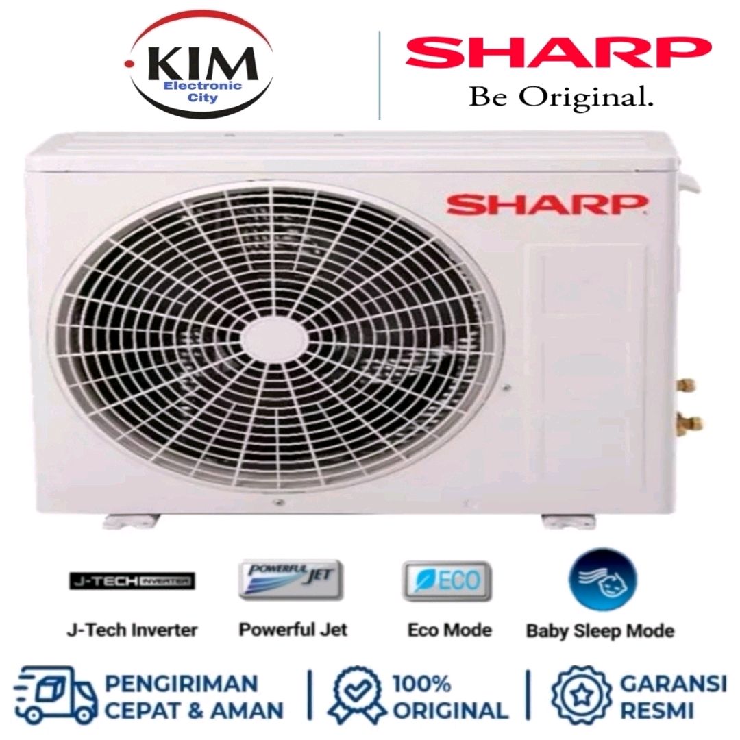 Jual AC SHARP 1 PK AH-X10BEY 1 PK INVERTER J-TECH TURBO COOLING R32 [GARANSI RESMI] - PAKET ...