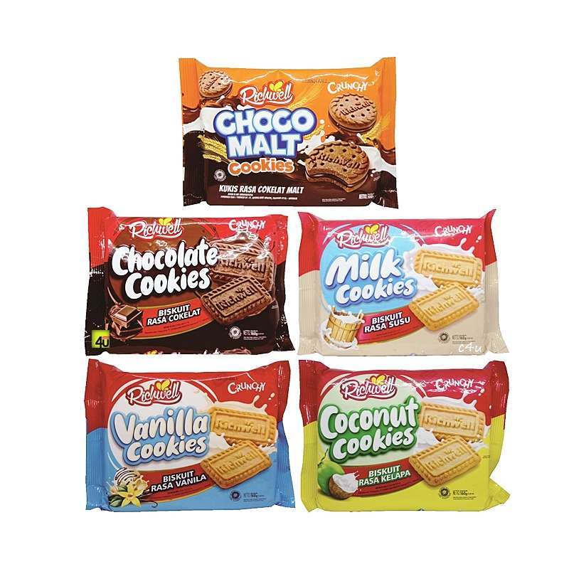 Jual Richwell - Chocolate Cookies & Sandwich - Kemasan Pack - Chocolate Cookies Di Seller ...