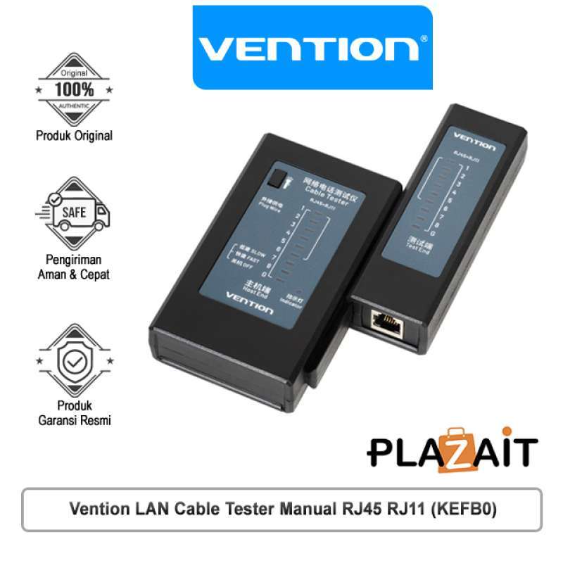 Jual Vention Kef Lan Cable Tester Manual Rj45+rj11 Network Ethernet Di ...