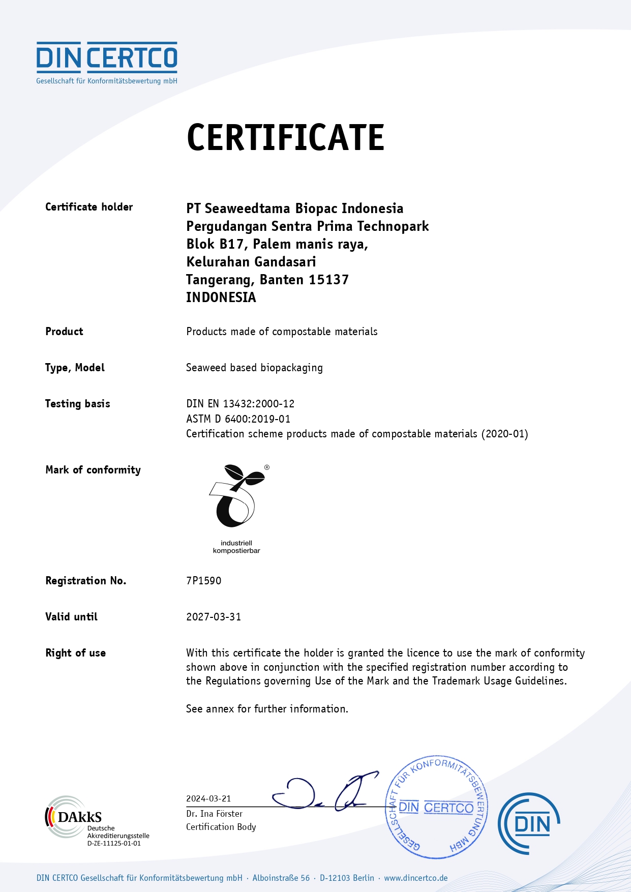 Jual Standing Pouch / Kemasan / Pembungkus Ramah Lingkungan Dari Rumput ...