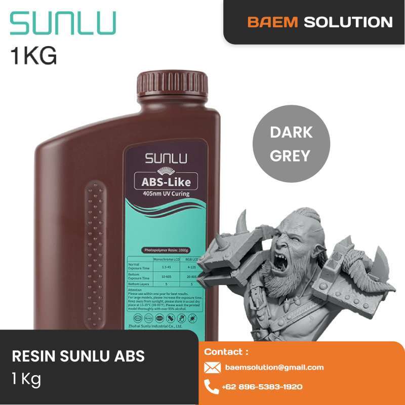 Jual Resin Sunlu Abs Like / Resin Abs Sunlu / Resin 1 Kg Abs Sunlu ...