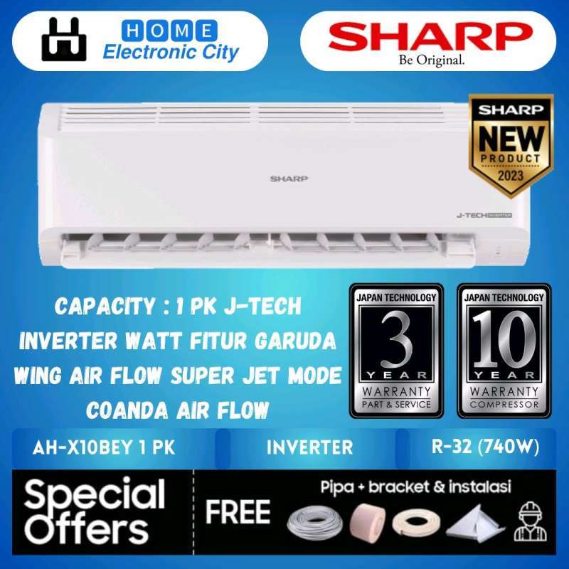 Jual Ac Sharp Inverter Ah-x10bey 1 Pk 740 Watt J-tech Inverter Super ... Jual Ac Sharp Inverter Ah-x10bey 1 Pk 740 Watt J-tech Inverter Super ...