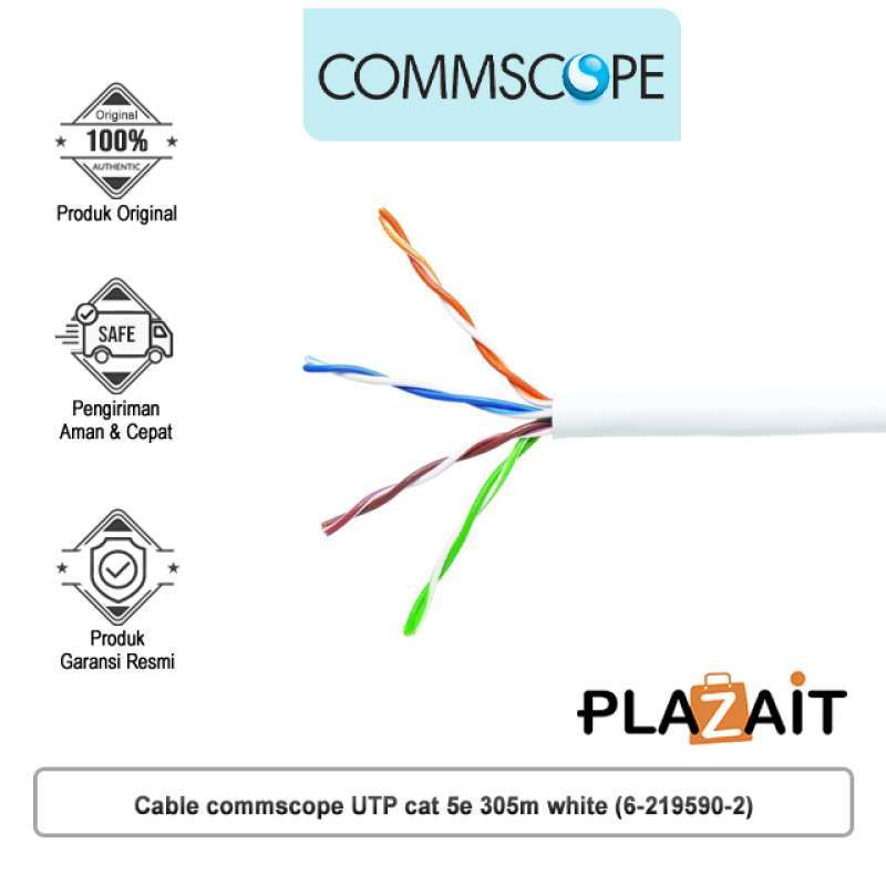 Jual Cable Commscope Utp Cat 5e 305m White (6-219590-2) Di Seller Pt ...