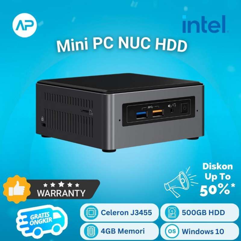 Jual Desktop Mini PC Intel NUC 4GB RAM - 500GB ROM - Win 10 - MINI PC ...