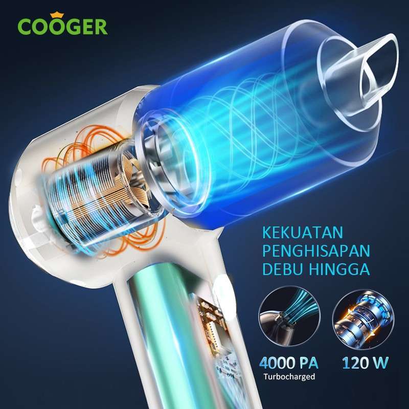 Promo Cooger Wireless Handheld Vacuum Cleaner - Vacum Tangan Diskon 16% ...