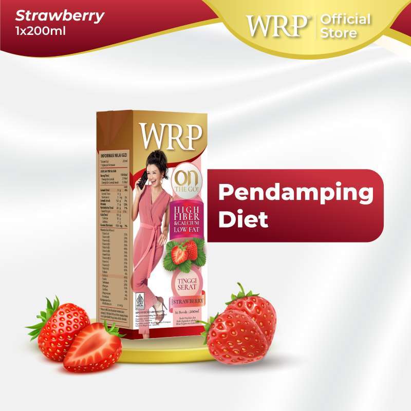 Promo Wrp On The Go Strawberry 200ml - Pendamping Diet Diskon 50% Di ...