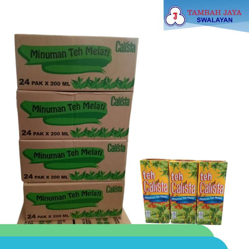 Jual Teh Calista 200ml 1 Dus Isi 24pcs di Seller Tambah Jaya Swalayan ...