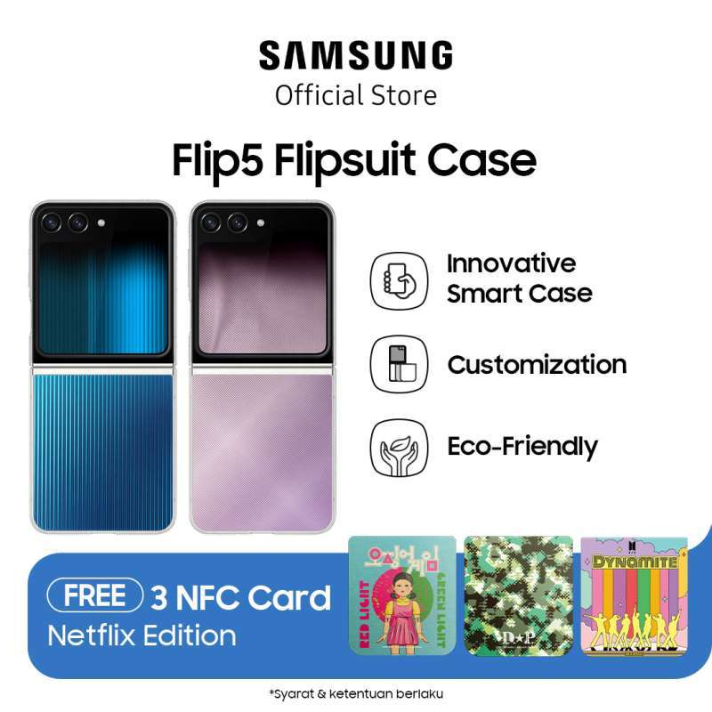 Jual Samsung Galaxy Flip5 Flipsuit Case + Netflix Flipsuit Card Di ...