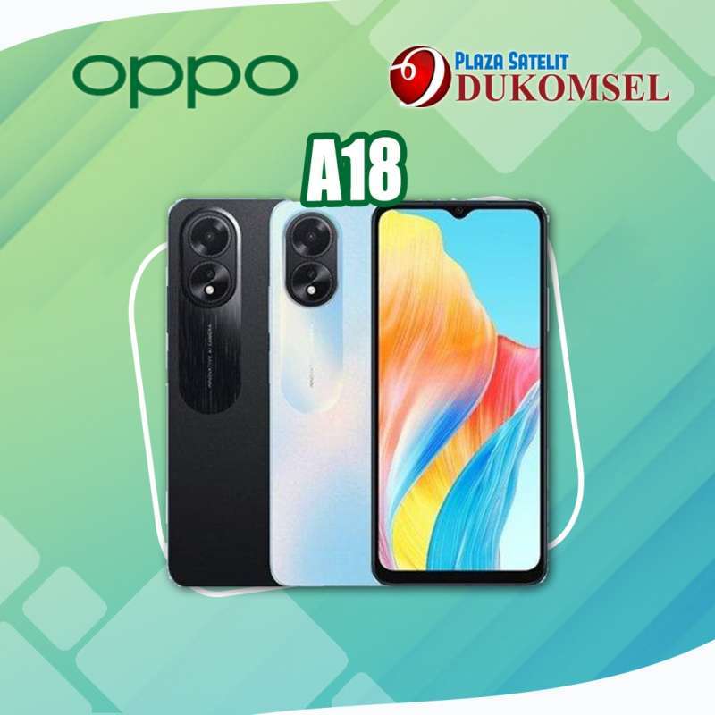 Promo Oppo A18 Cph2591 Ram 4gb/128gb Diskon 3% Di Seller Butik Dukomsel ...