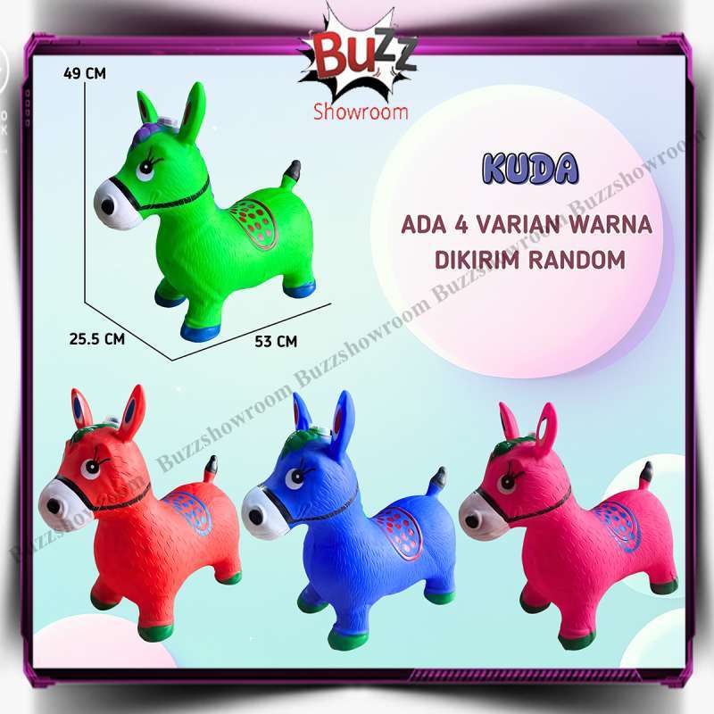 Jual Animal Jumping Musik Mainan Kuda Kudaan Karet Anak Lampu Premium ...