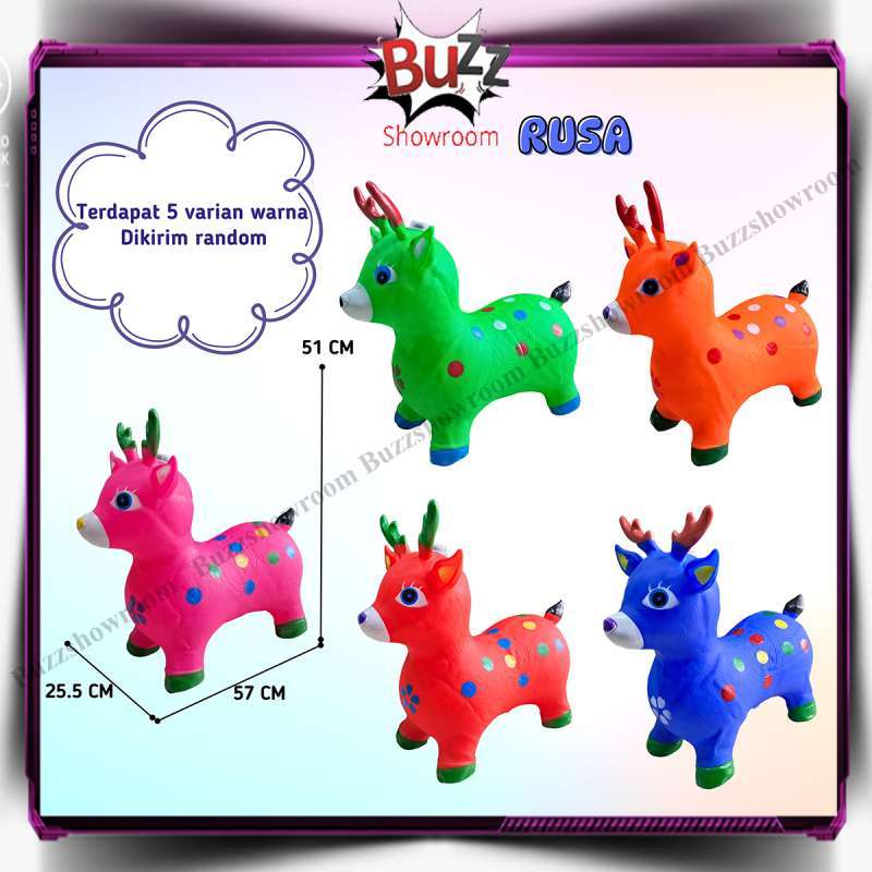 Jual Animal Jumping Musik Mainan Kuda Kudaan Karet Anak Lampu Premium ...