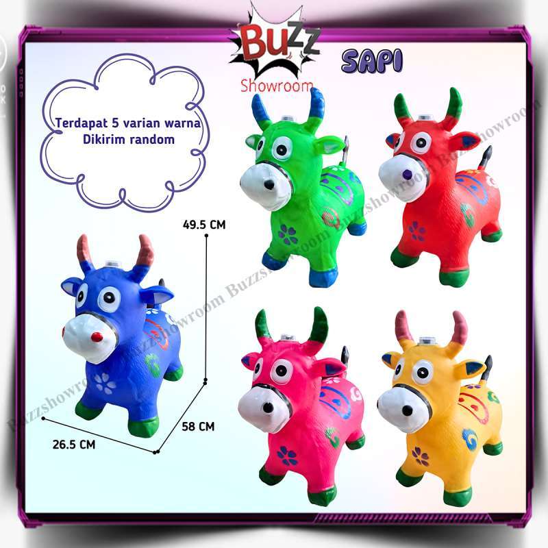 Jual Animal Jumping Musik Mainan Kuda Kudaan Karet Anak Lampu Premium ...