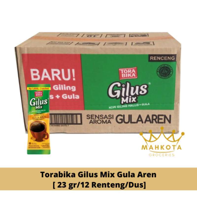 Jual Torabika Gilus Mix Gula Aren [1 Dus/ 12 Renteng X 10 Sachet] Di ...