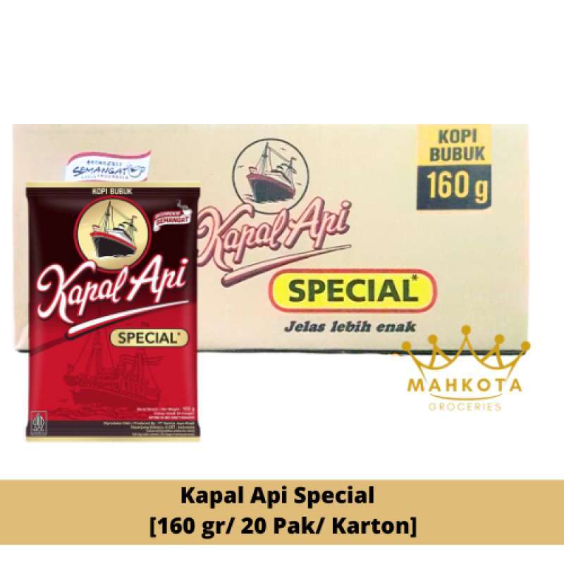 Jual Kapal Api 160gr - Dus Di Seller Mahkota Groceries - Setiadarma ...
